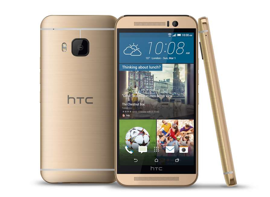 Gold on Gold HTC One M9 launched exclusively on EE